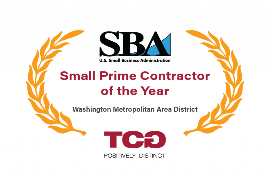 TCG is Small Prime Contractor of the Year, Says U.S. Small Business ...